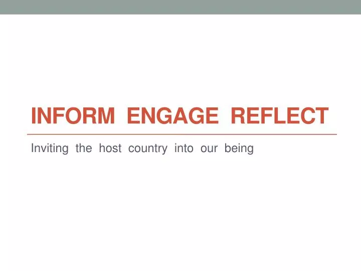 PPT - Inform Engage Reflect PowerPoint Presentation, free download - ID ...