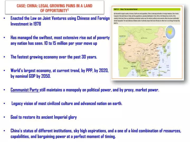 PPT - China Accomplishments Goals, Chapter 3 Opening Case PowerPoint ...