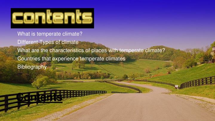 PPT - Temperate Climate PowerPoint Presentation - ID:3065220