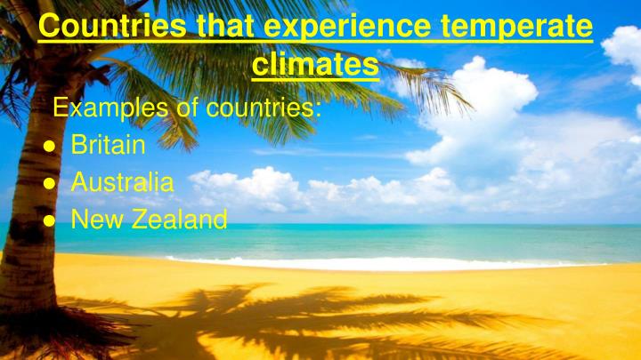 PPT - Temperate Climate PowerPoint Presentation - ID:3065220