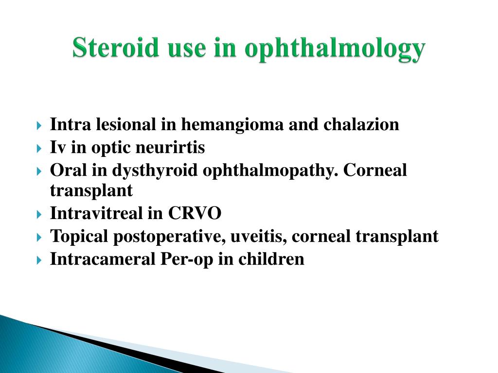 PPT - ANTIBOITICS , STEROIDS USED IN OPHTHALMIC PRACTICE AND DRUG ...