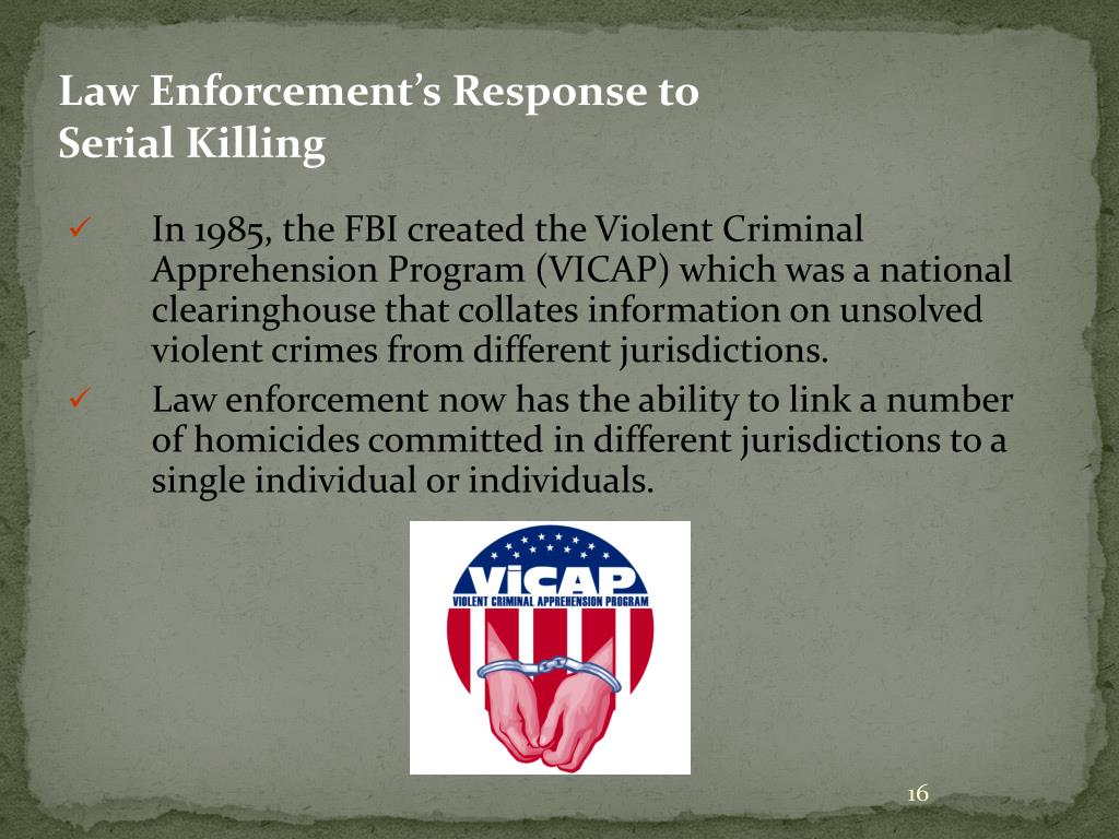 PPT - Criminal Psychology Serial Killers & You PowerPoint Presentation ...