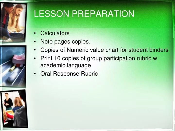 PPT - LESSON PREPARATION PowerPoint Presentation, free download - ID ...