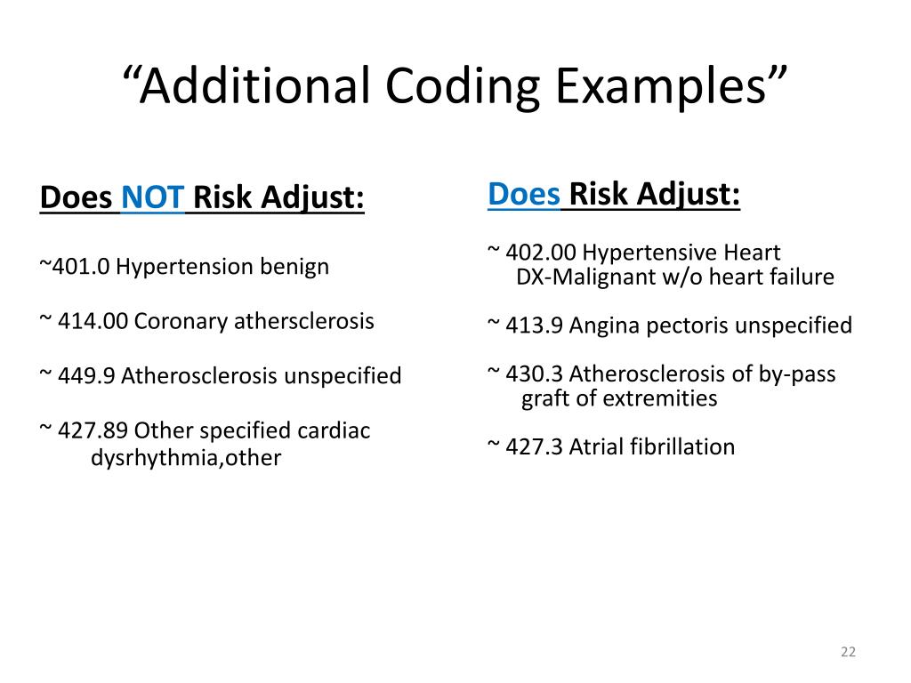 PPT - Risk Adjustment Hierarchical Condition Coding (HCC Coding ... PPT - Risk Adjustment Hierarchical Condition Coding (HCC Coding ...