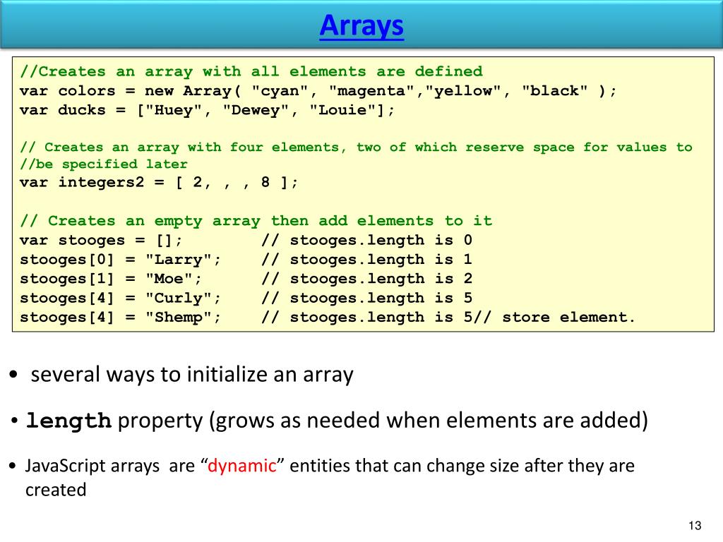 Ppt Javascript Event Driven Programming Intro To Dom Arrays Styling Etc Powerpoint