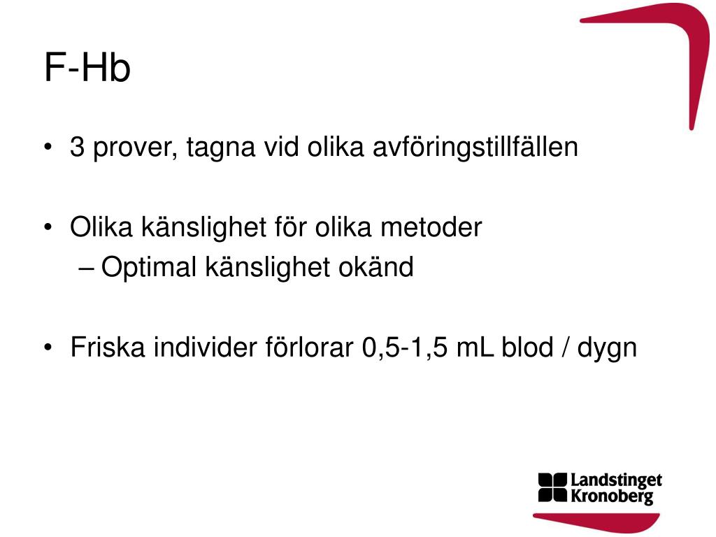 PPT - F-Hb och markörer vid anemidiagnostik PowerPoint Presentation ...