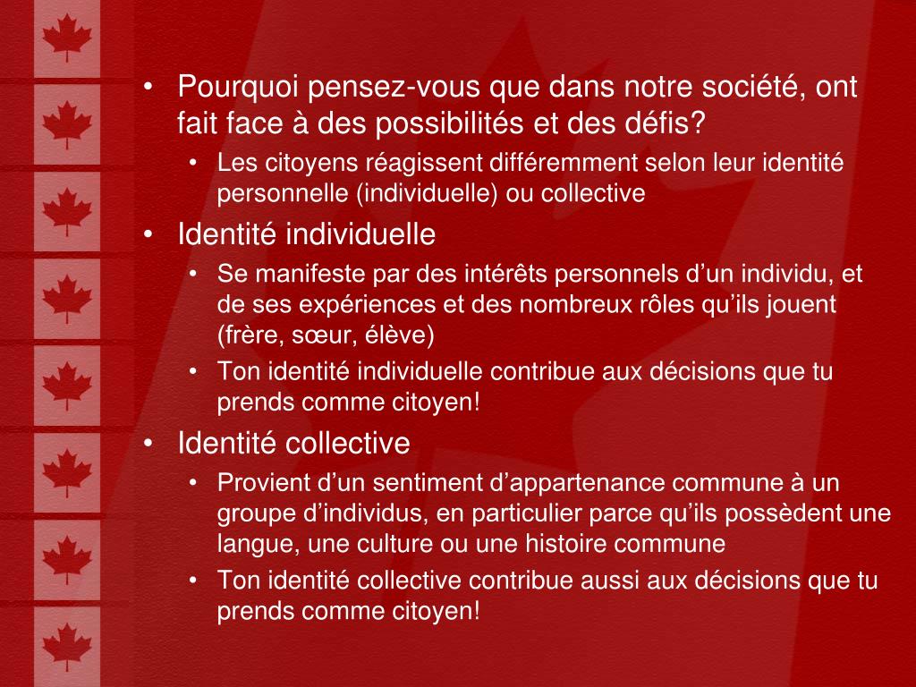 PPT - Le Canada: possibilités et défis PowerPoint Presentation, free ...