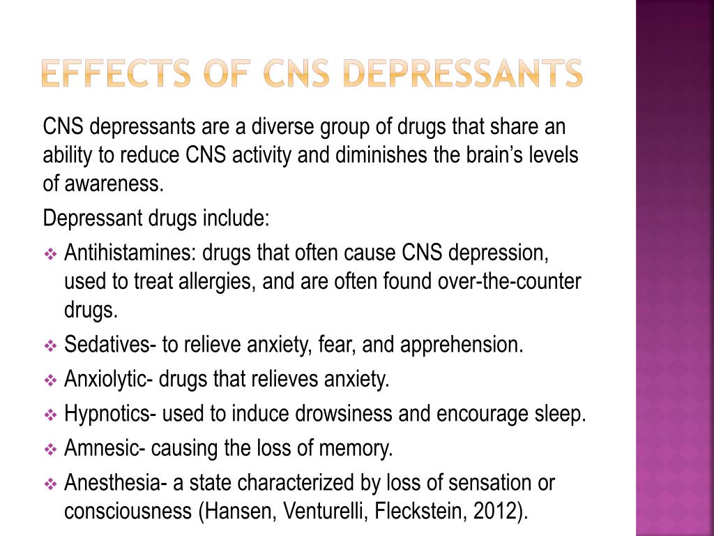 PPT - Chapter 6 CNS Depressants: PowerPoint Presentation, free download ... PPT - Chapter 6 CNS Depressants: PowerPoint Presentation, free download ...