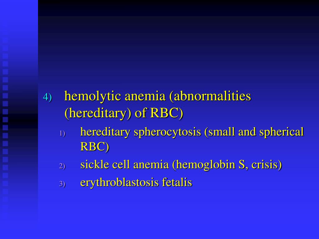 PPT - Red Blood Cells, Anemia and Polycythemia PowerPoint Presentation ...