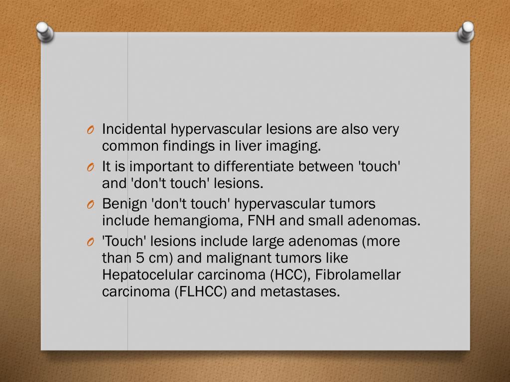 PPT - Liver Incidentalomas What to do with incidentally found lesions ...