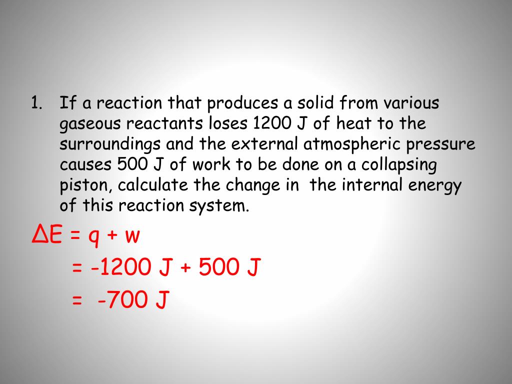 PPT - Chemical Reactions / Thermochemistry / Gases PowerPoint ...