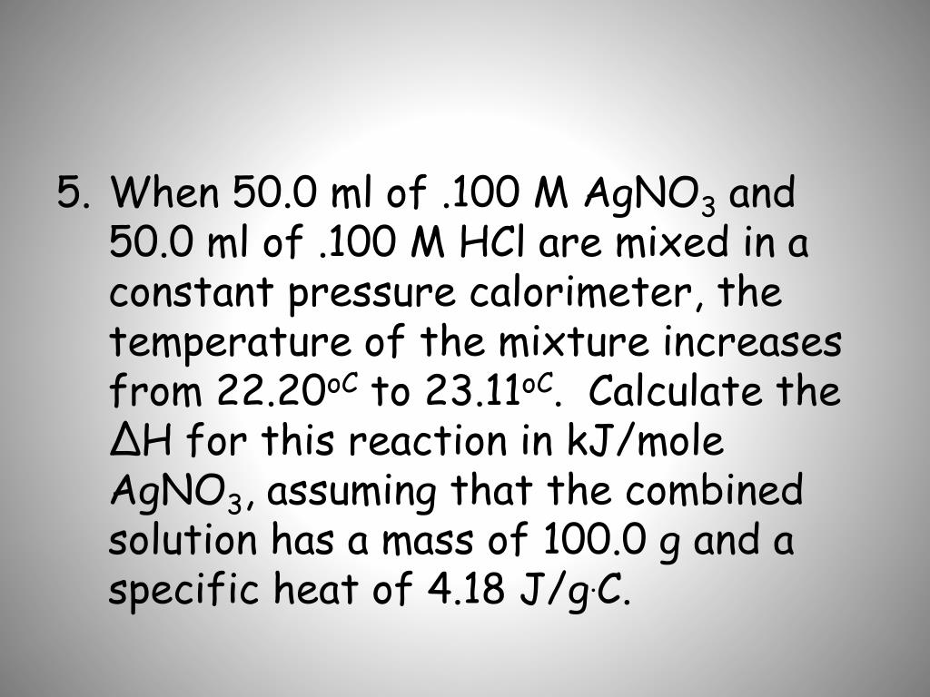 PPT - Chemical Reactions / Thermochemistry / Gases PowerPoint ...
