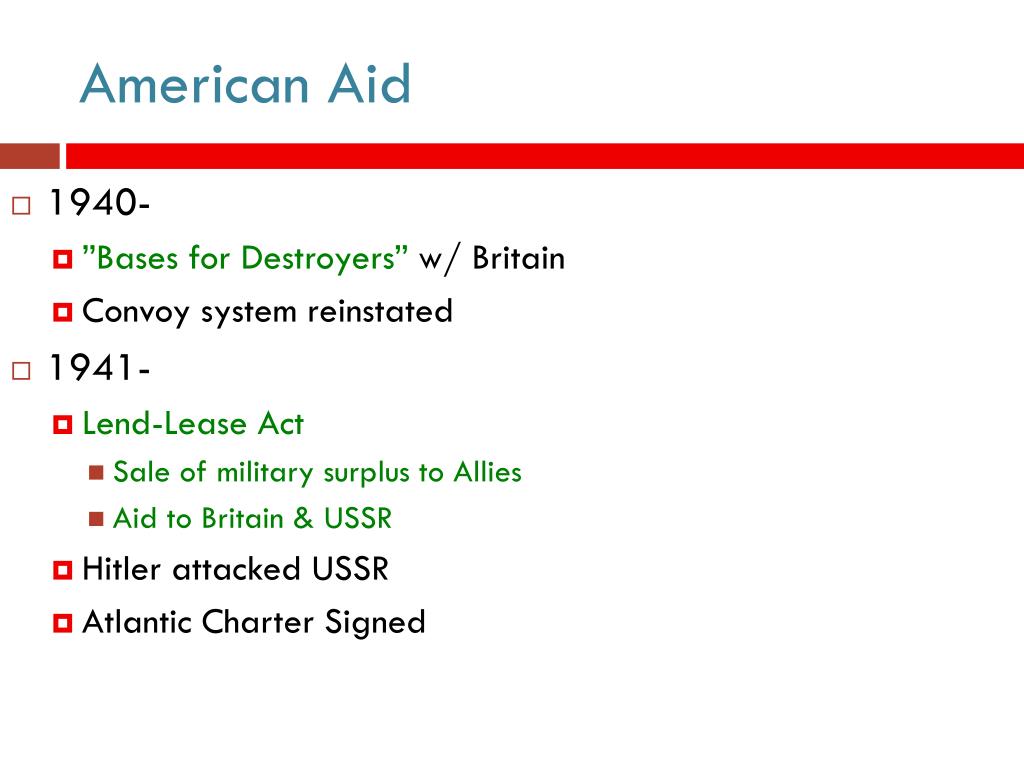 PPT - The United States & World War II PowerPoint Presentation - ID:3067185