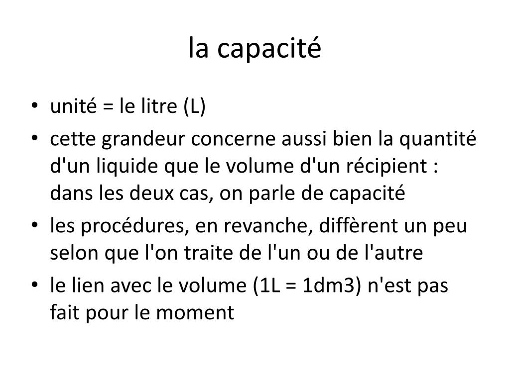 PPT - grandeurs et mesure (2) masse, capacité, durée PowerPoint ...