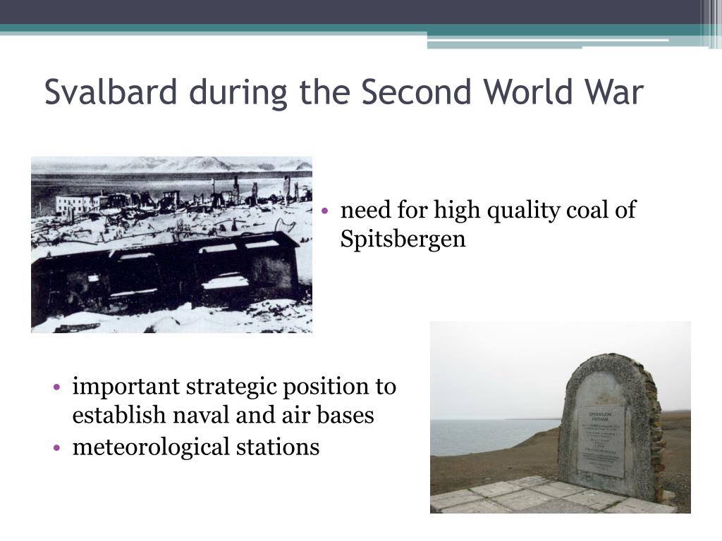 PPT - Russia on Svalbard: the historical overview of Russian-Norwegian ...