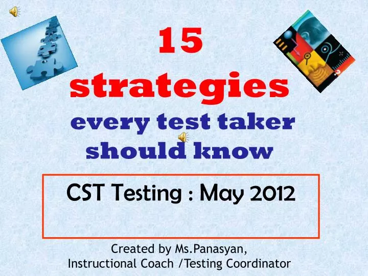 PPT - CST Testing : May 2012 PowerPoint Presentation, free download ...