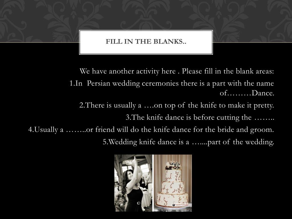 PPT - Persian Wedding Knife Dance By Sara Hassanzadeh Time : 1day Level ...