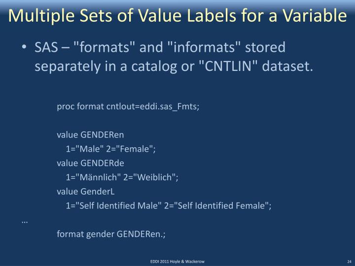 PPT - DDI as a Common Format for Export and Import from Statistical ...