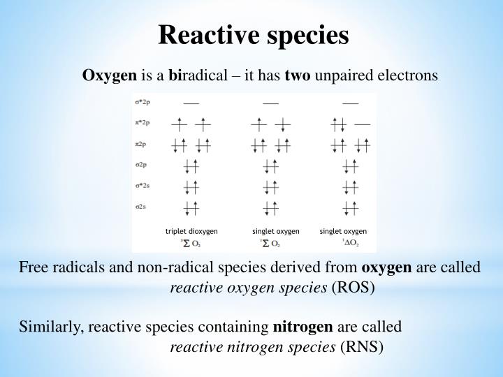 PPT - Biochemistry of free radicals, oxidative stress and aging ...