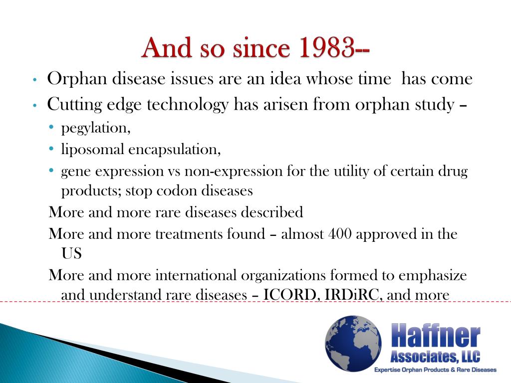PPT - Orphan Products – What are they What is a rare disease PowerPoint ...