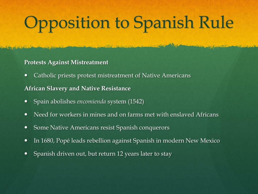 PPT - Spanish Conquest Chapter 20, Section 1: Spanish Conquests in the ...