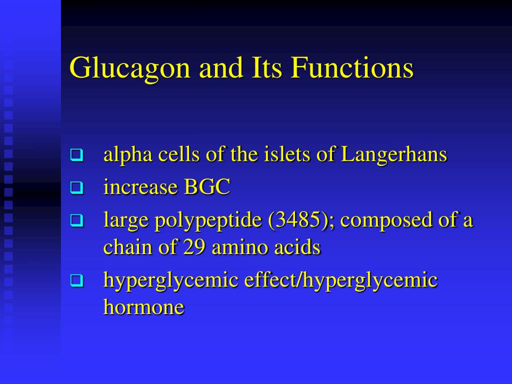 PPT - Insulin, Glucagon, and Diabetes Mellitus PowerPoint Presentation ...