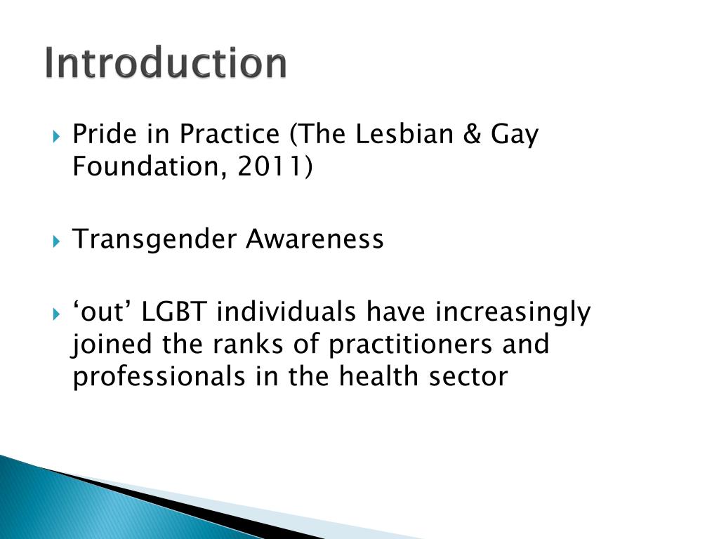 PPT - Facilitating LGBT Medical, Health and Social Care Curricula ...