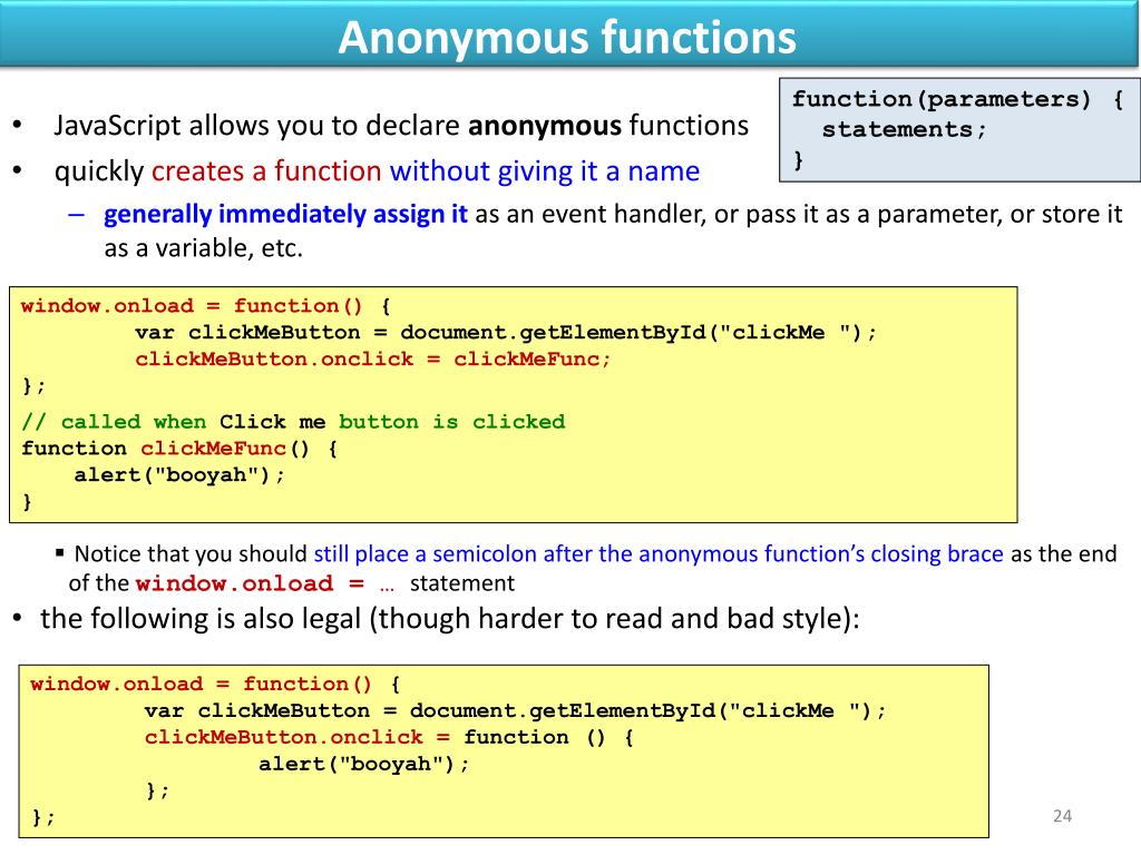 Ppt Global Dom Objects Walking The Dom Unobtrusive Javascript More Event Driven Progra Mming