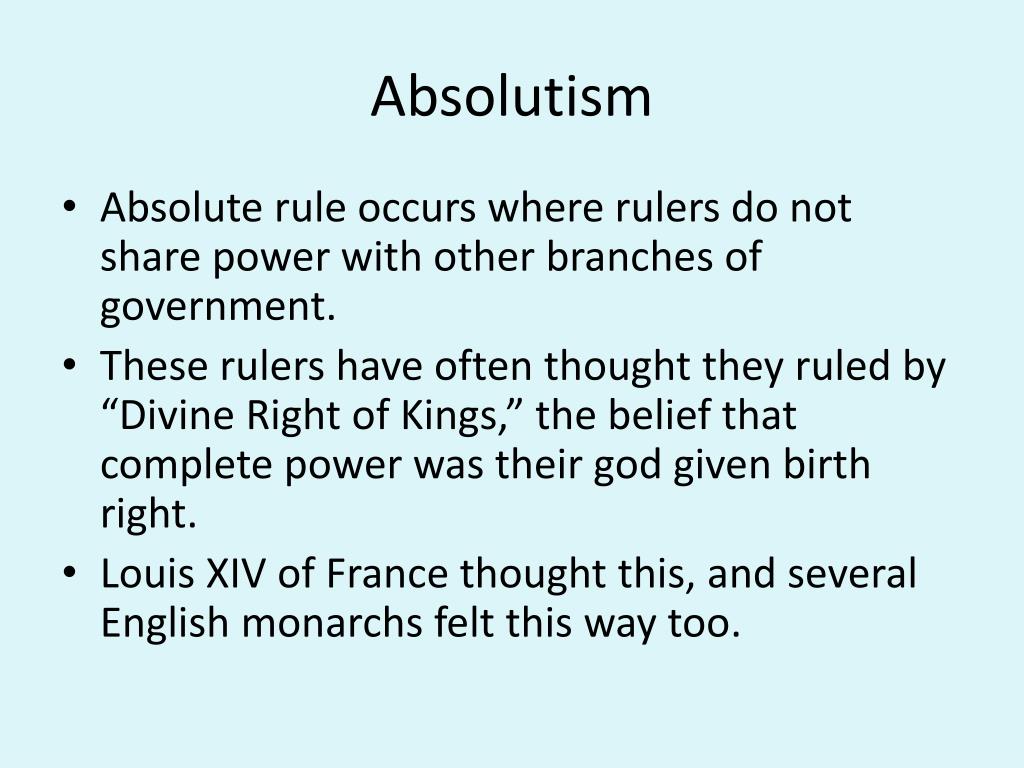 PPT - England, Absolutism, and Revolutions PowerPoint Presentation ...