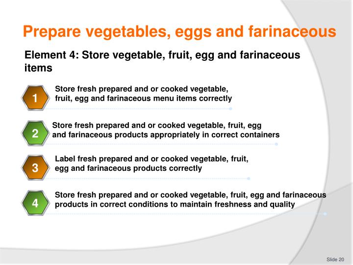 PPT - PREPARE VEGETABLES, EGGS AND FARINACEOUS DISHES PowerPoint ...