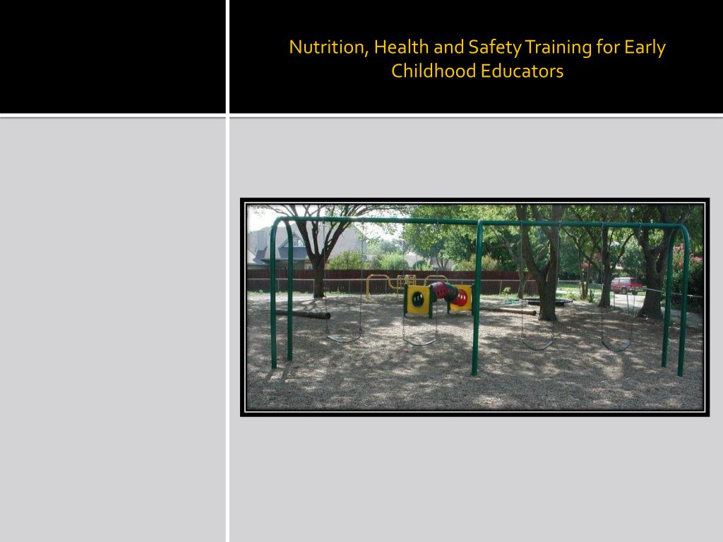 PPT - Nutrition, Health and Safety Training for Early Childhood ...
