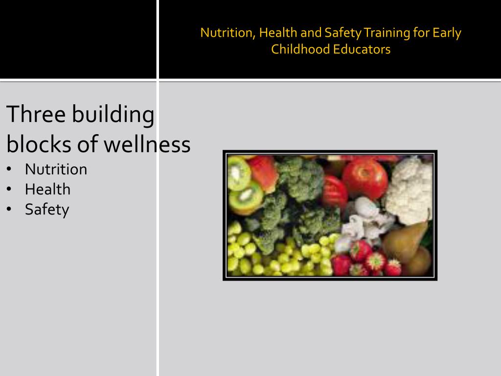 PPT - Nutrition, Health and Safety Training for Early Childhood ...
