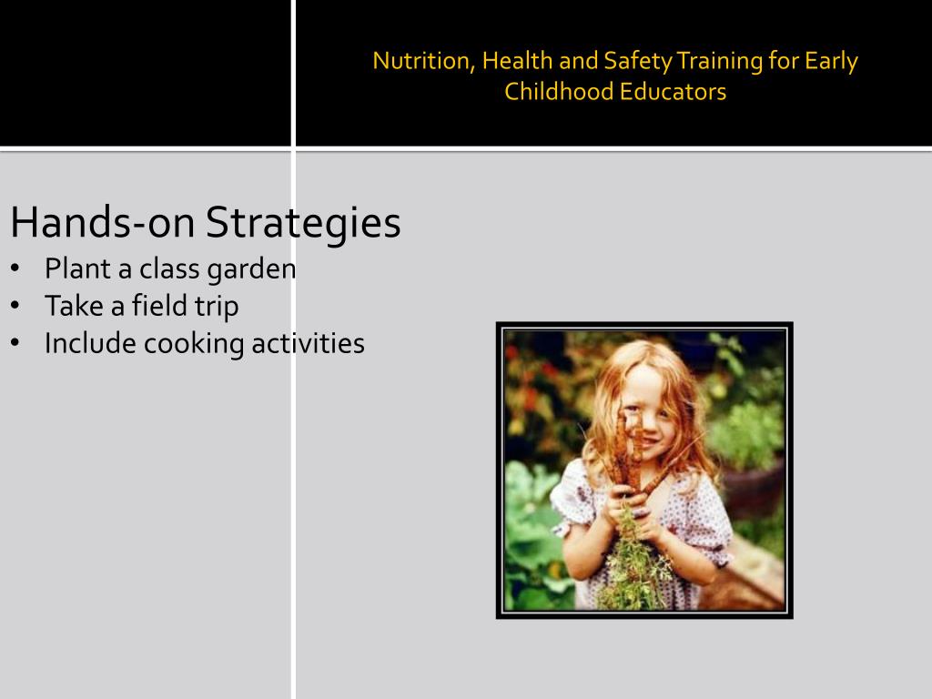 PPT - Nutrition, Health and Safety Training for Early Childhood ...