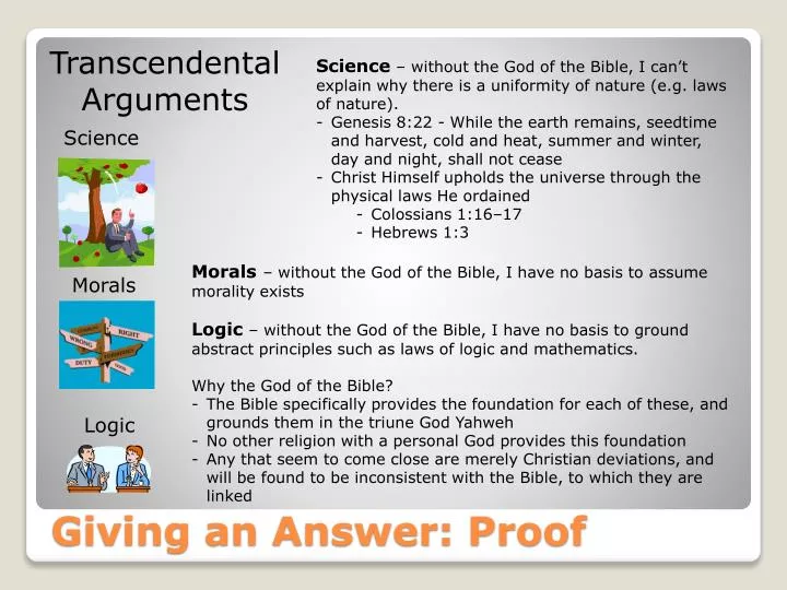 PPT - Giving an Answer: Proof PowerPoint Presentation, free download ...