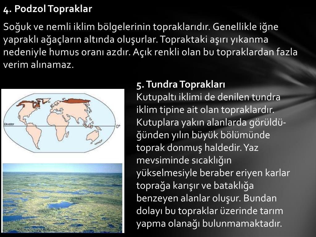 PPT - Dünyadaki Toprak Çeşitleri, Özellikleri ve Sınıflandırılması ...