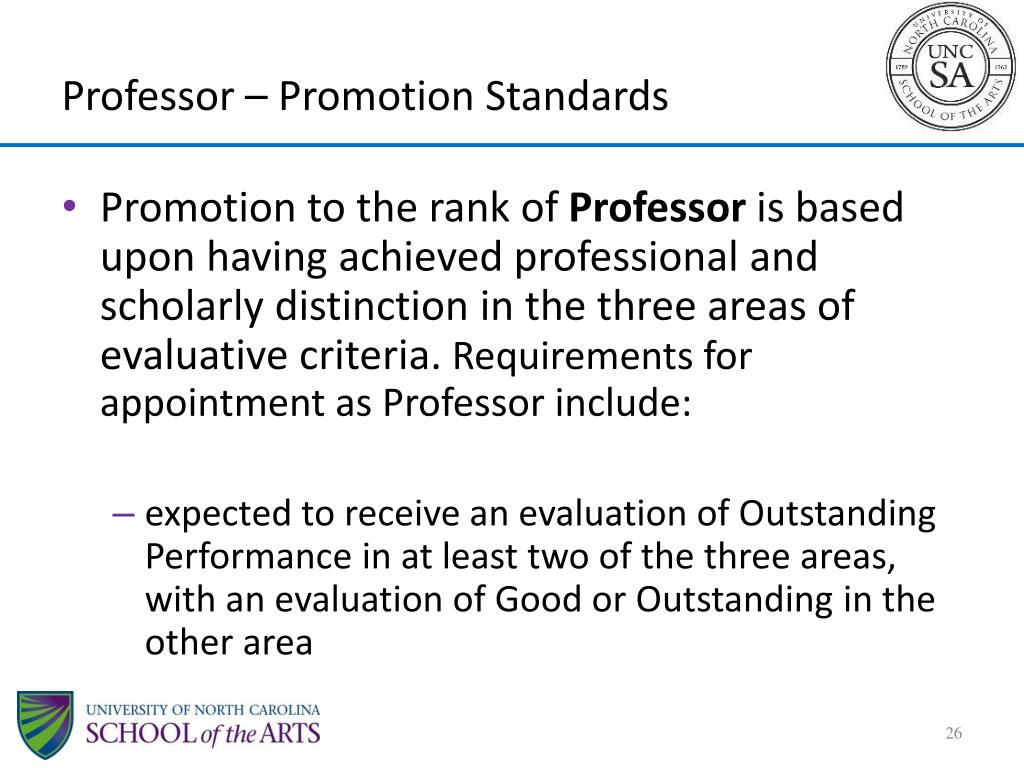 PPT - Faculty Employment and Rank Promotion at the University of North ...