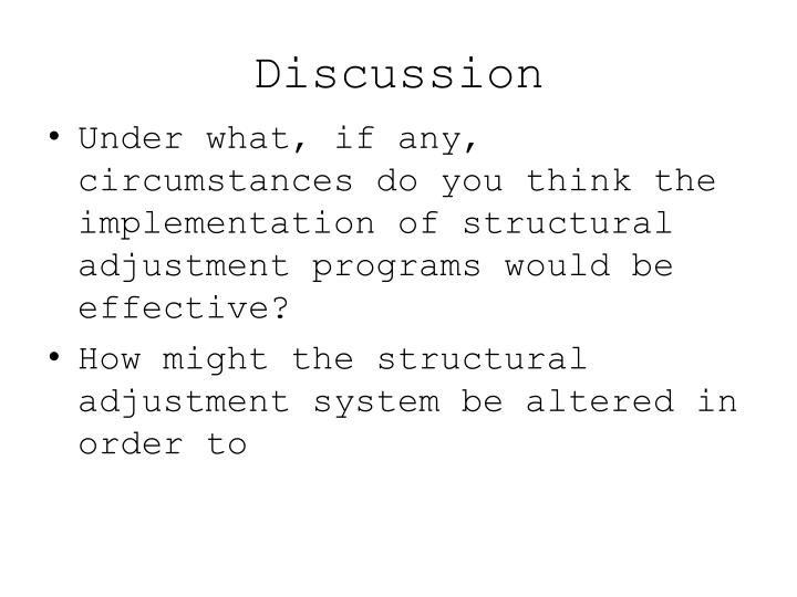 PPT - Structural adjustment: Success or Failure? PowerPoint ...