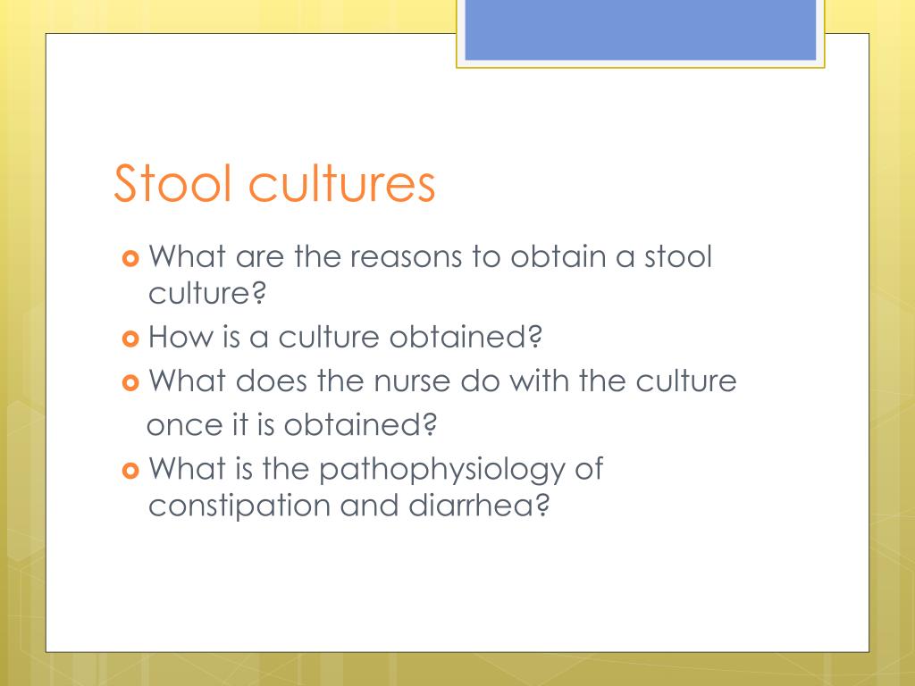 PPT - Stool, Gastric, Sputum and Throat Cultures PowerPoint ...