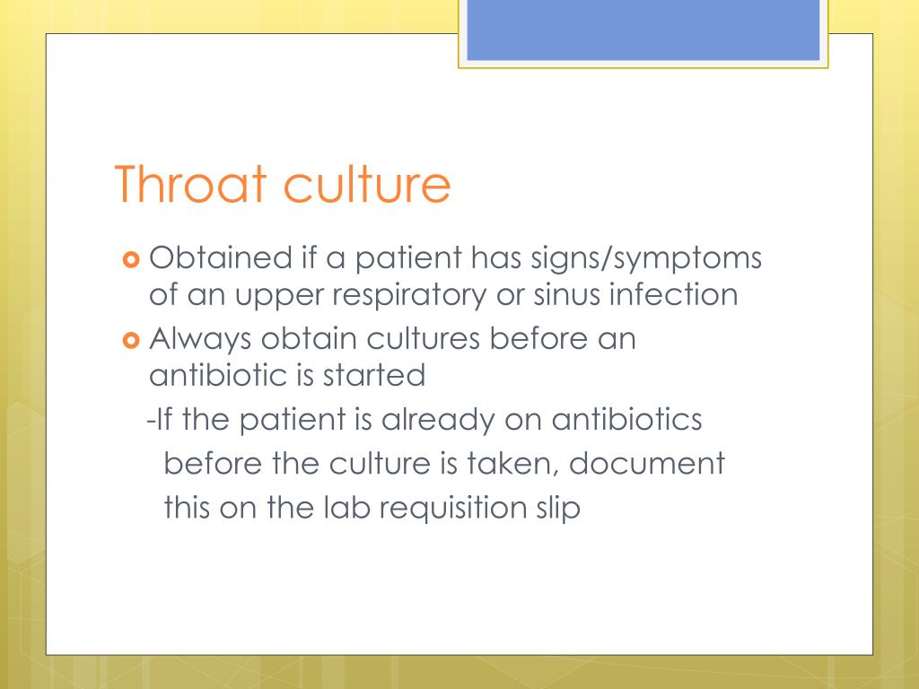 PPT - Stool, Gastric, Sputum and Throat Cultures PowerPoint ...