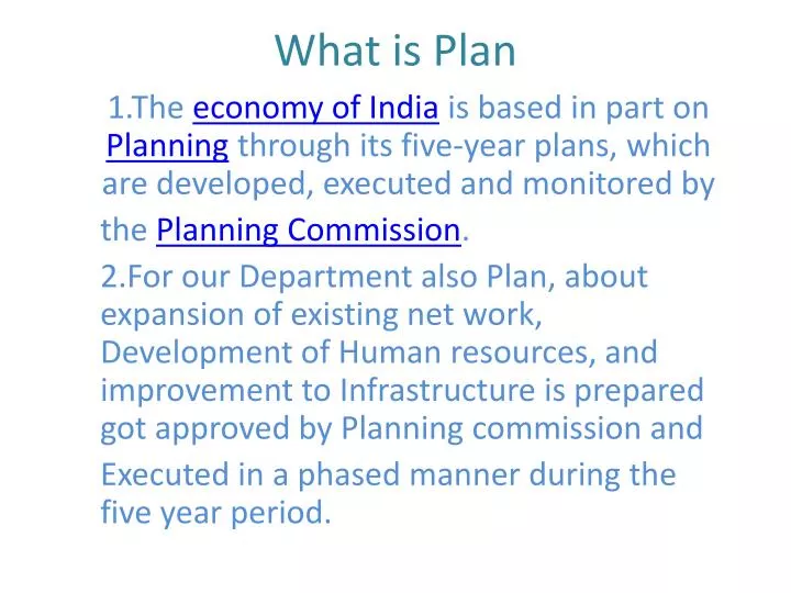 PPT - What is Plan PowerPoint Presentation, free download - ID:3070194