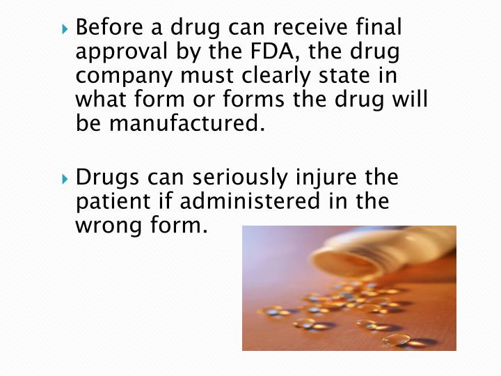 PPT - Drug Forms PowerPoint Presentation - ID:3070726