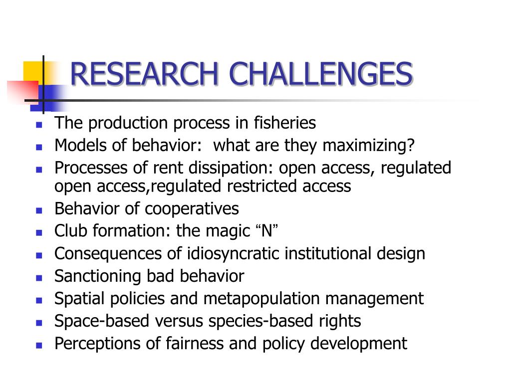 PPT - TRENDS IN FISHERIES POLICY: RESEARCH OPPORTUNITIES FOR ...