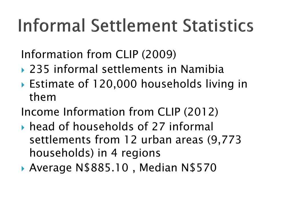 PPT - The Scramble for the City – urbanization in Namibia HOUSING THE ...