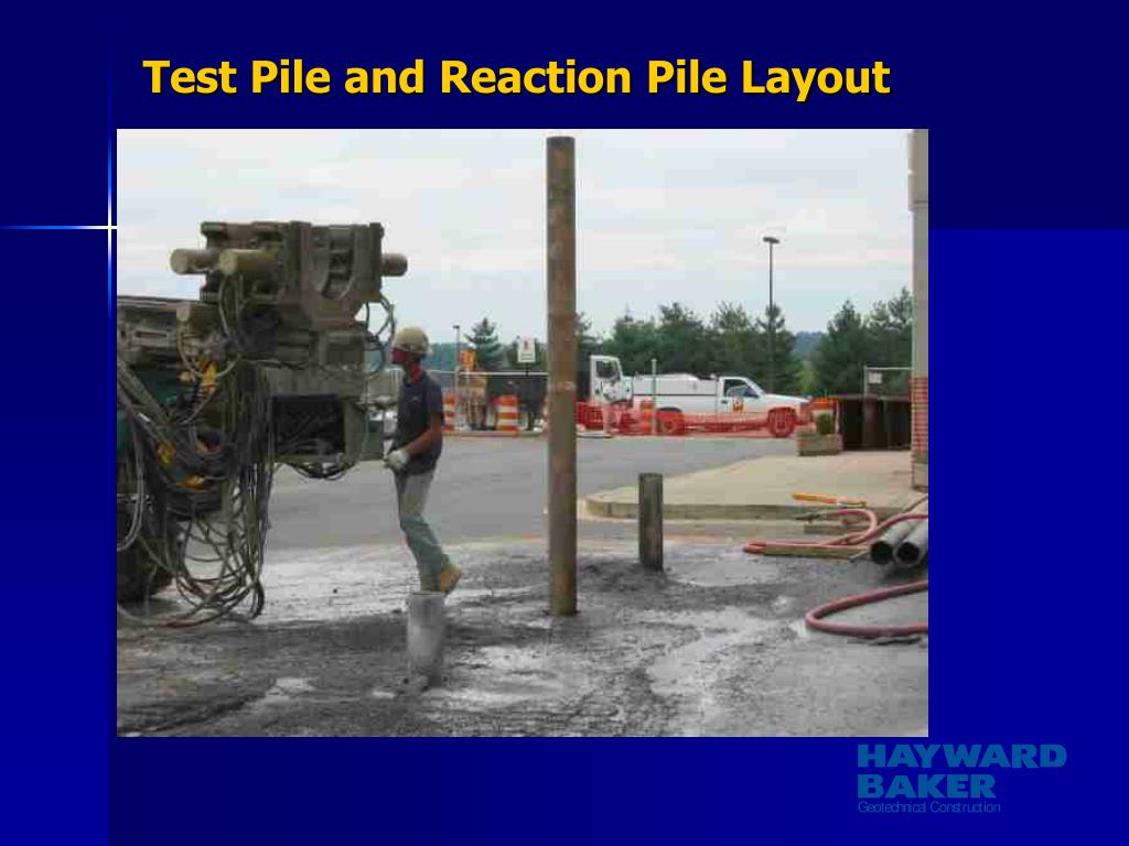 PPT - IWM 2004 Tokyo, Japan Micropile Foundations Johnson City Medical ...
