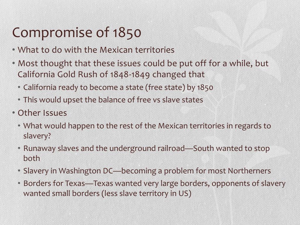 PPT - Slavery in the territories: Lead-up to the civil war PowerPoint ...
