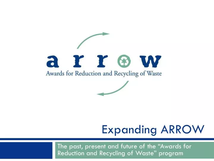 PPT - Expanding ARROW PowerPoint Presentation, free download - ID:3072501