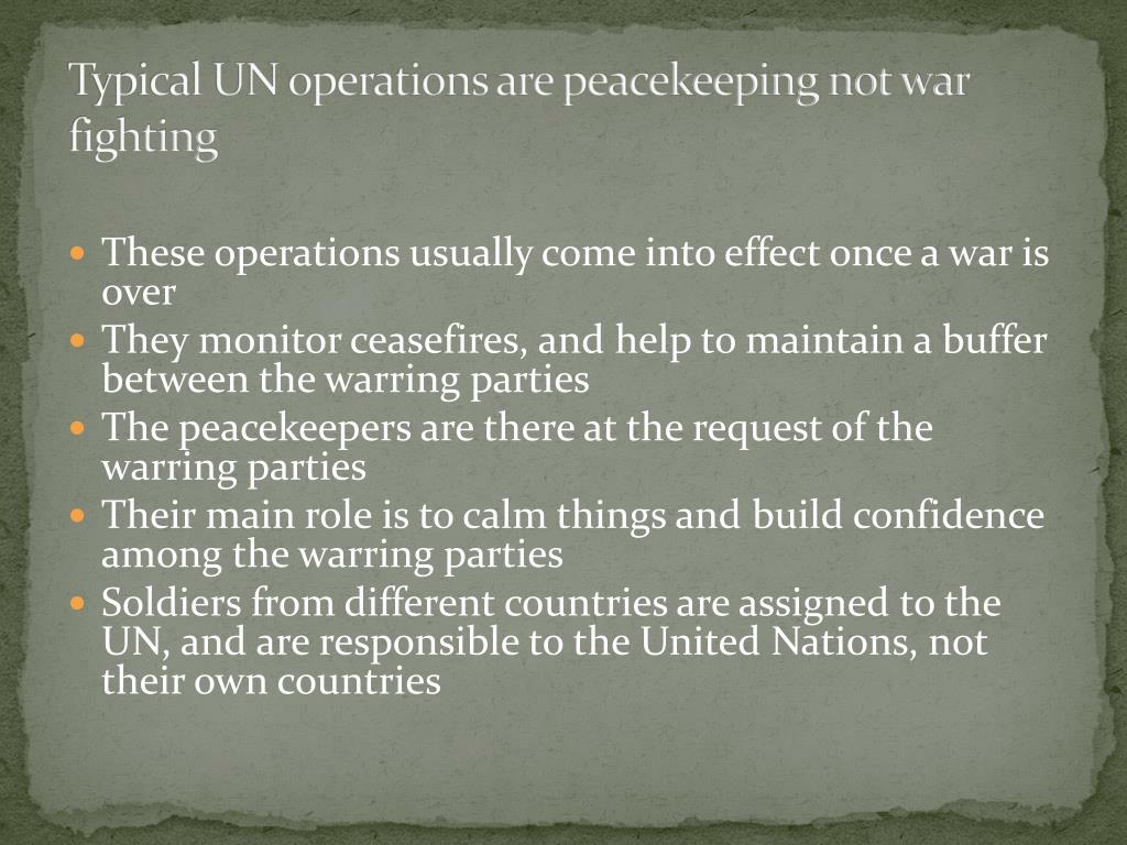 PPT - War, Peace and the United Nations PowerPoint Presentation, free ...
