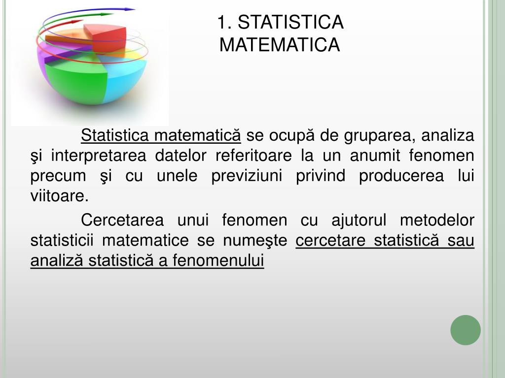 PPT - Scoala superioara comerciala “ Nicolae Kretzulescu ” Statistica ...