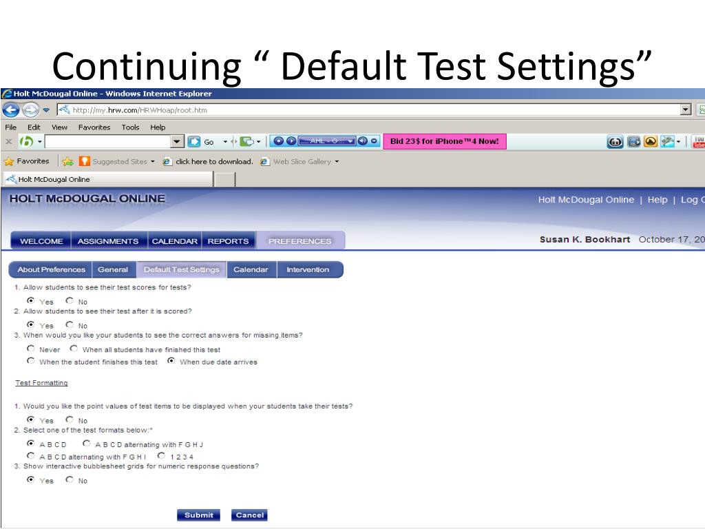 PPT - Online Math Book- 6 , 7 , 8 grade Holt McDougal 2010 ***teacher ...