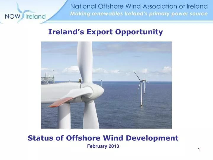 PPT - Status of Offshore Wind Development February 2013 PowerPoint ...